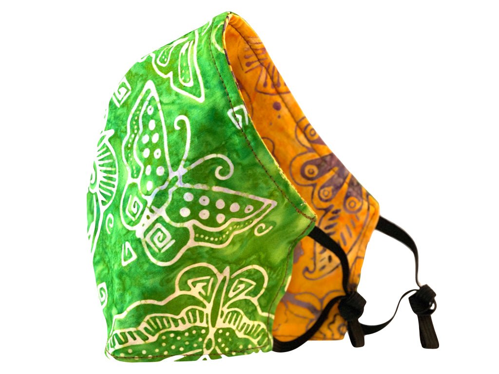 Brighter Days Butterflies Reversible Cotton Face Mask – Laurel Burch ...